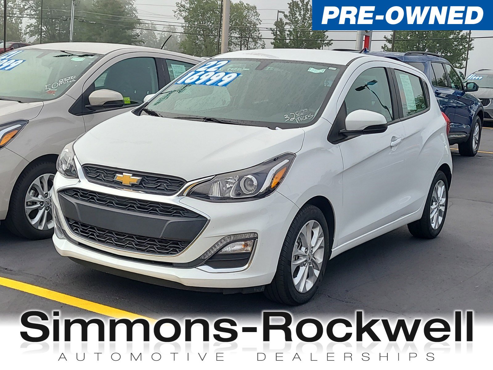 White Chevrolet Spark 2022