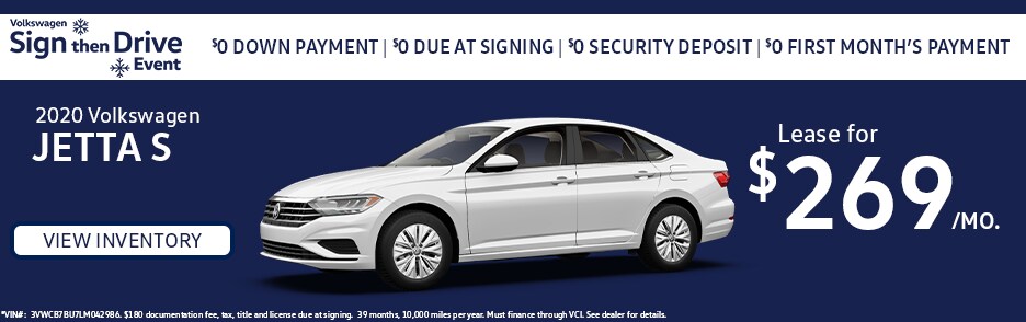 Sign then Drive Specials | Volkswagen of Sioux City
