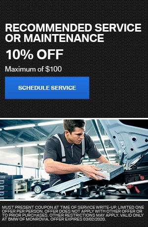 BMW Service & Car Repair Specials in Monrovia