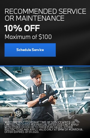 BMW Service & Car Repair Specials in Monrovia