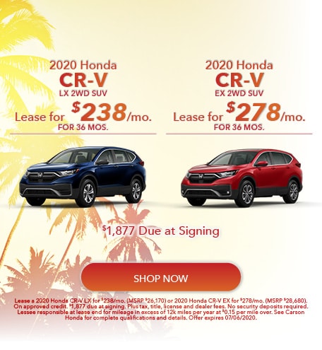 New Vehicle Specials | Carson Honda
