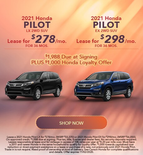 New Vehicle Specials | Carson Honda