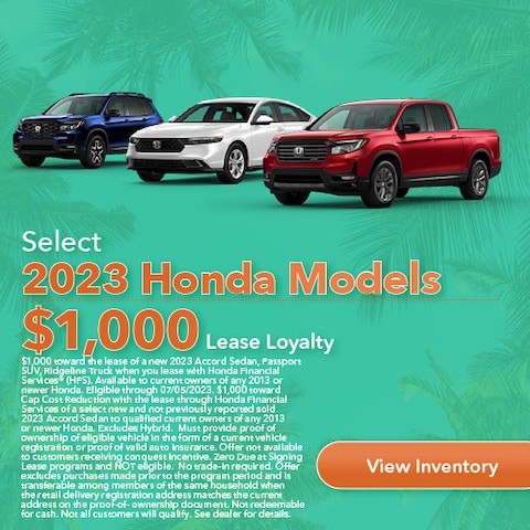 New Honda Lease Specials in Carson | Carson Honda