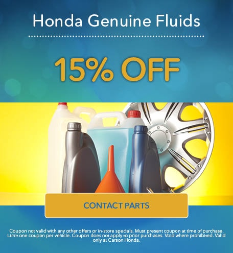 Auto Parts Specials at Carson Honda | Serving Los Angeles