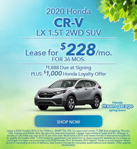 New Vehicle Specials | Carson Honda