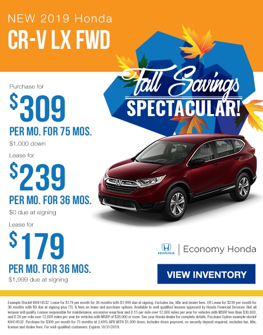 New Honda Specials | Economy Honda Serving Chattanooga TN