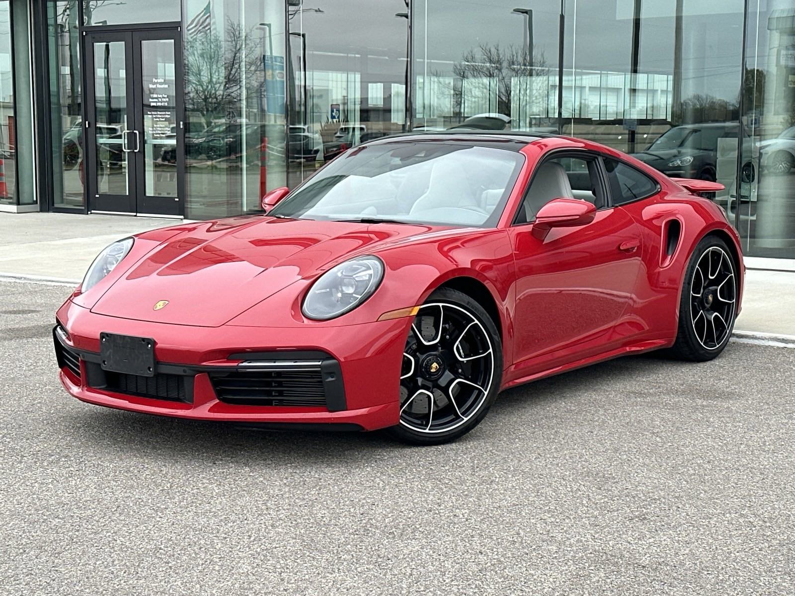 Red Porsche Car