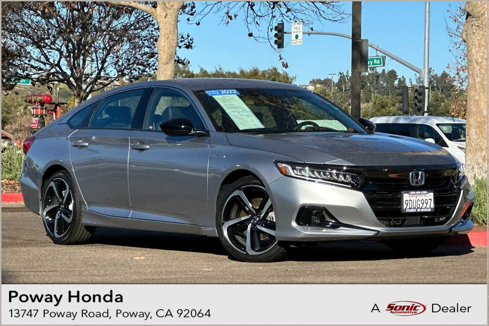 Used Honda Accord Hybrid for Sale in Poway Poway Honda