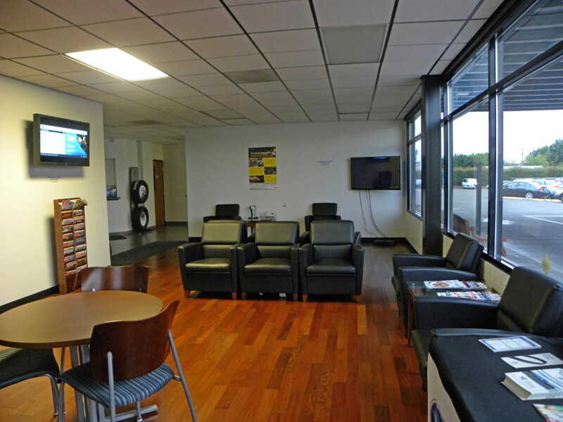 Make Yourself Comfortable in Our Service Waiting Area