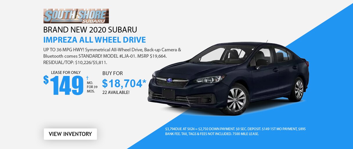 Subaru Dealer Long Island | South Shore Subaru | New 2020 - 2021 Subaru ...