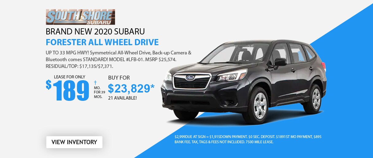 Subaru Dealer Long Island | South Shore Subaru | New 2020 - 2021 Subaru ...