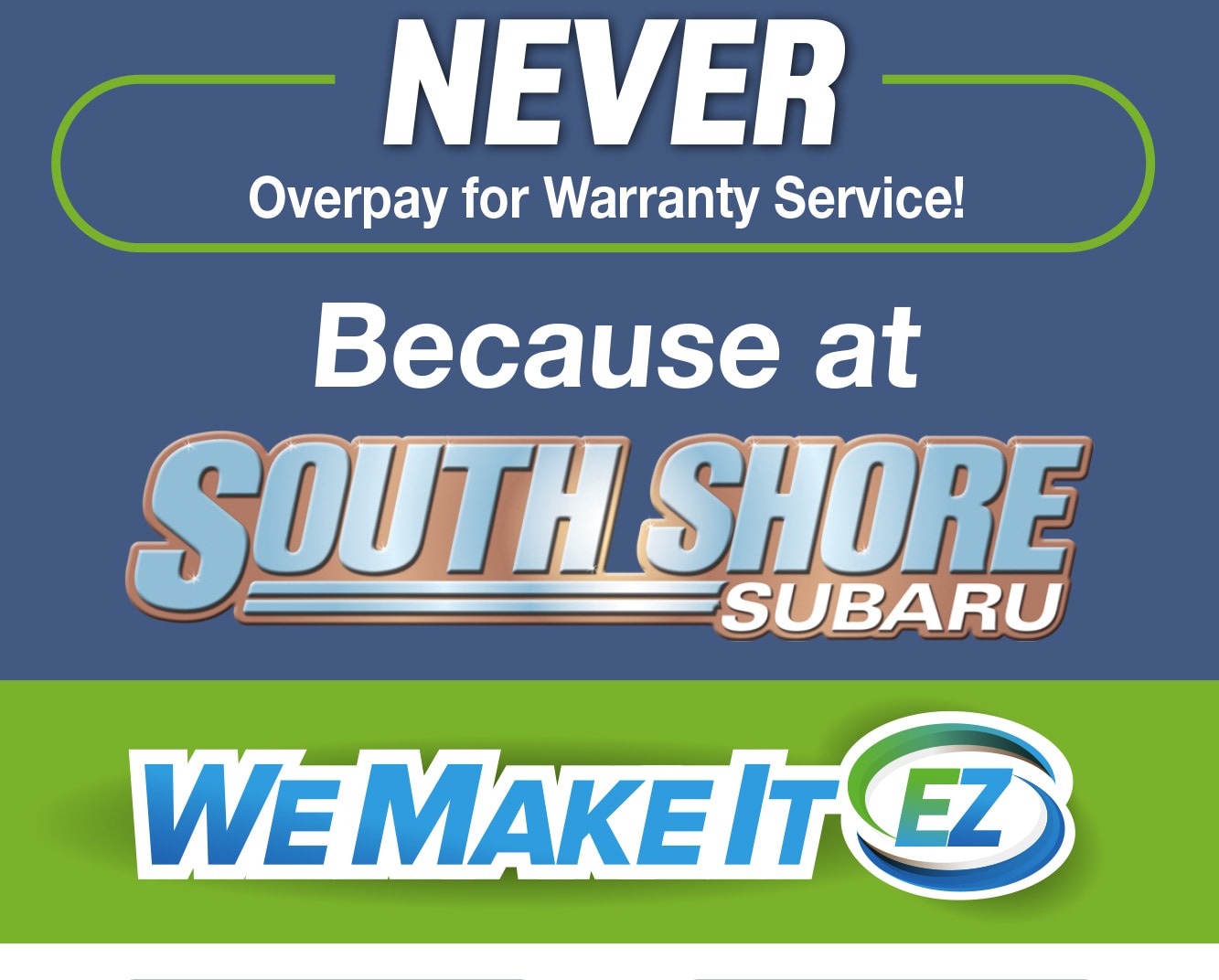 South Shore Subaru Warranty Service | South Shore Subaru