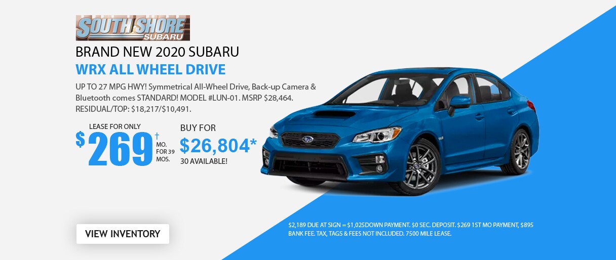 Subaru Dealer Long Island | South Shore Subaru | New 2020 - 2021 Subaru ...