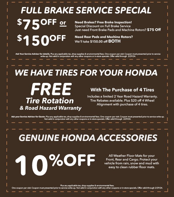 Sport Honda Service Specials | Sport Honda in Silver Spring, MD