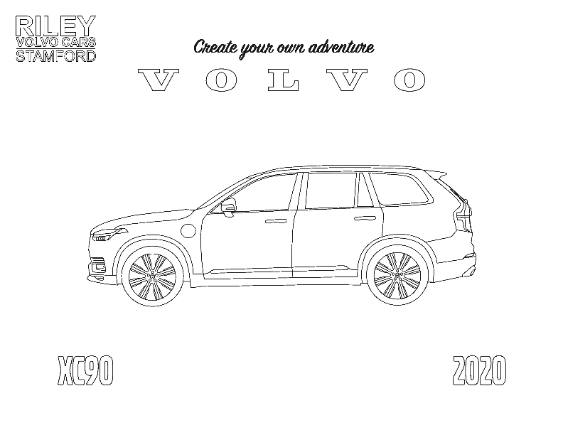 Riley Volvo Coloring Books | Riley Volvo Cars Stamford
