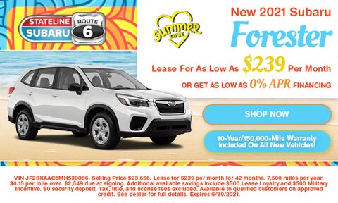 New Subaru Deals | Lease or Finance in Somerset MA | Stateline Subaru