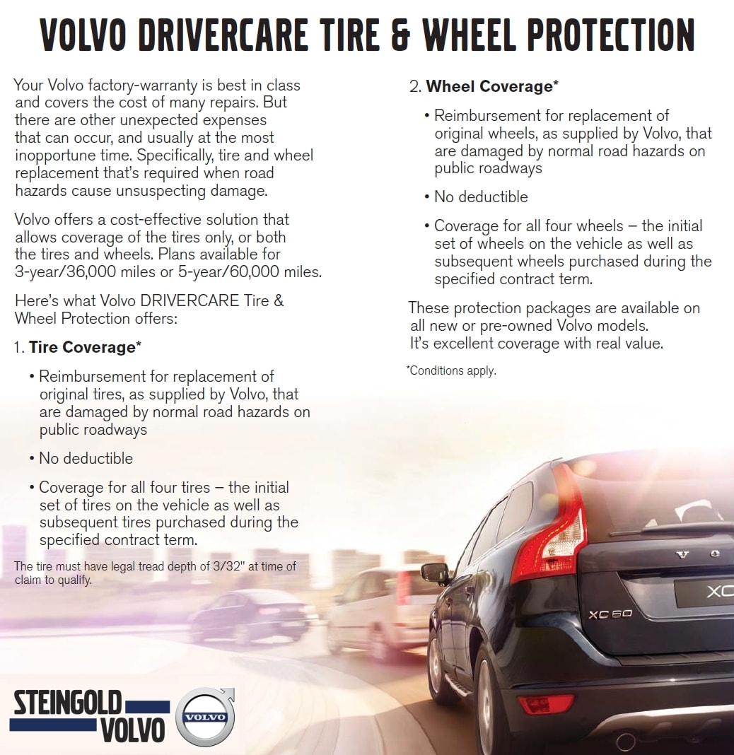 Volvo DriverCare Tire & Wheel Protection | Steingold Volvo | Steingold ...