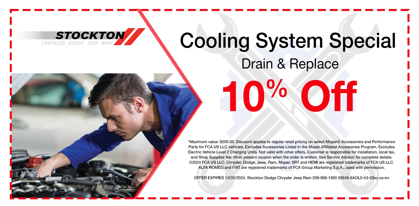 Monthly Service Specials | Stockton Dodge Chrysler Jeep Ram