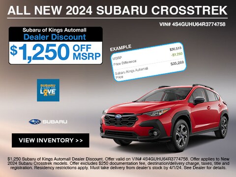 Pre-Owned Subaru Specials | Subaru of Kings Automall