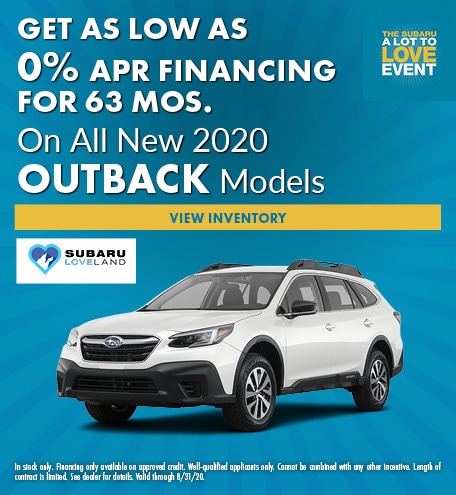 New Subaru Specials | Subaru of Loveland