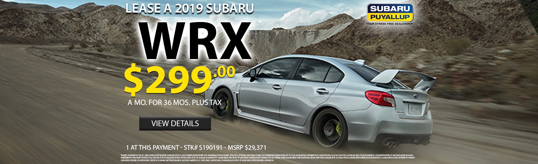 Subaru of Puyallup | New 2018-2019 & Used Car Dealer | Serving Tacoma ...