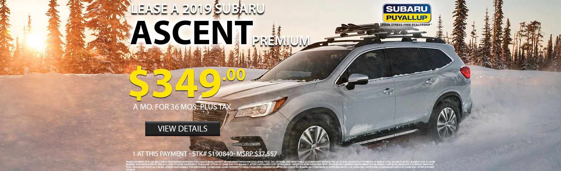 Subaru of Puyallup | New 2018-2019 & Used Car Dealer | Serving Tacoma ...