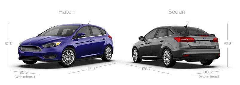 Ford Fiesta and Focus: Sedan vs Hatchback - Suburban Ford of Sterling ...