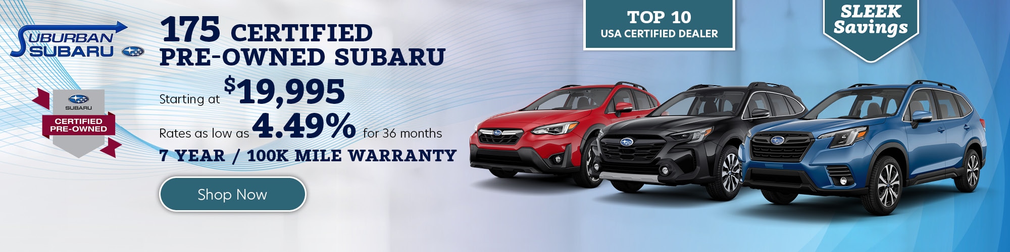 Subaru Certified Vehicle Program | Suburban Subaru
