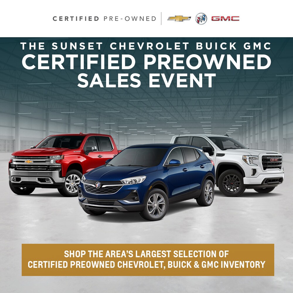 Certified Pre-Owned Offer | Sunset Chevrolet Buick GMC