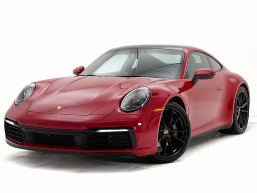 Red Porsche Car