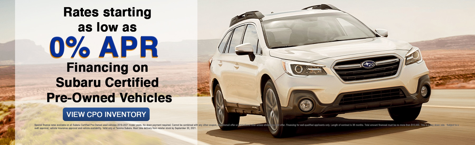 New & Used Subaru Car Dealer | Tacoma Subaru