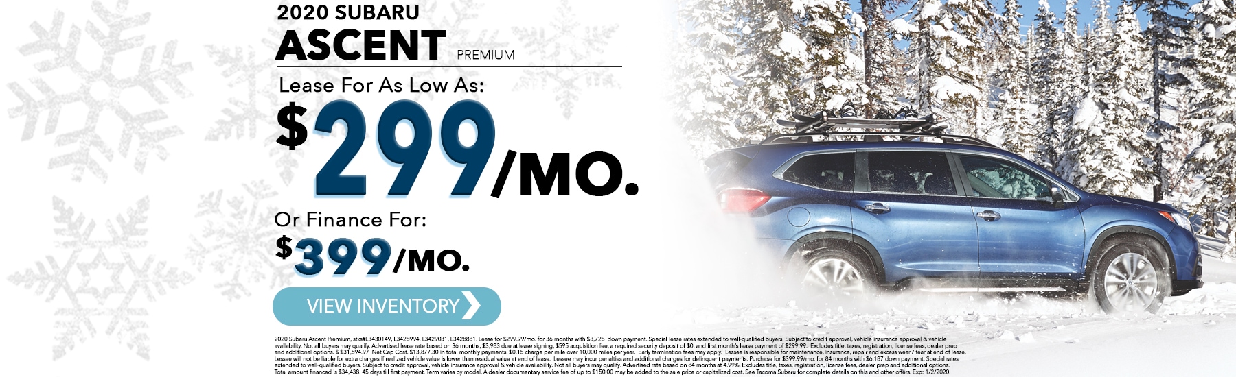 Tacoma Subaru | Serving Tacoma, WA | New 2020 & Used Subaru Car Dealer ...