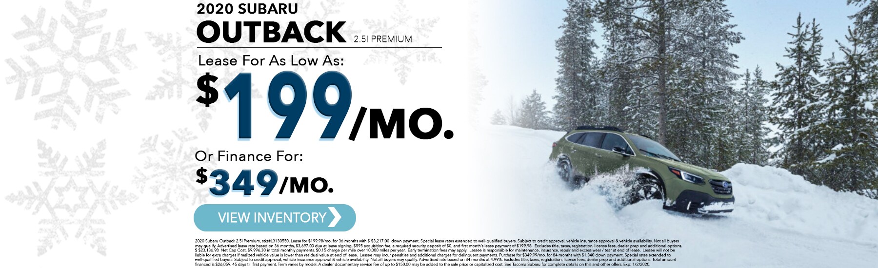 Tacoma Subaru | Serving Tacoma, WA | New 2020 & Used Subaru Car Dealer ...