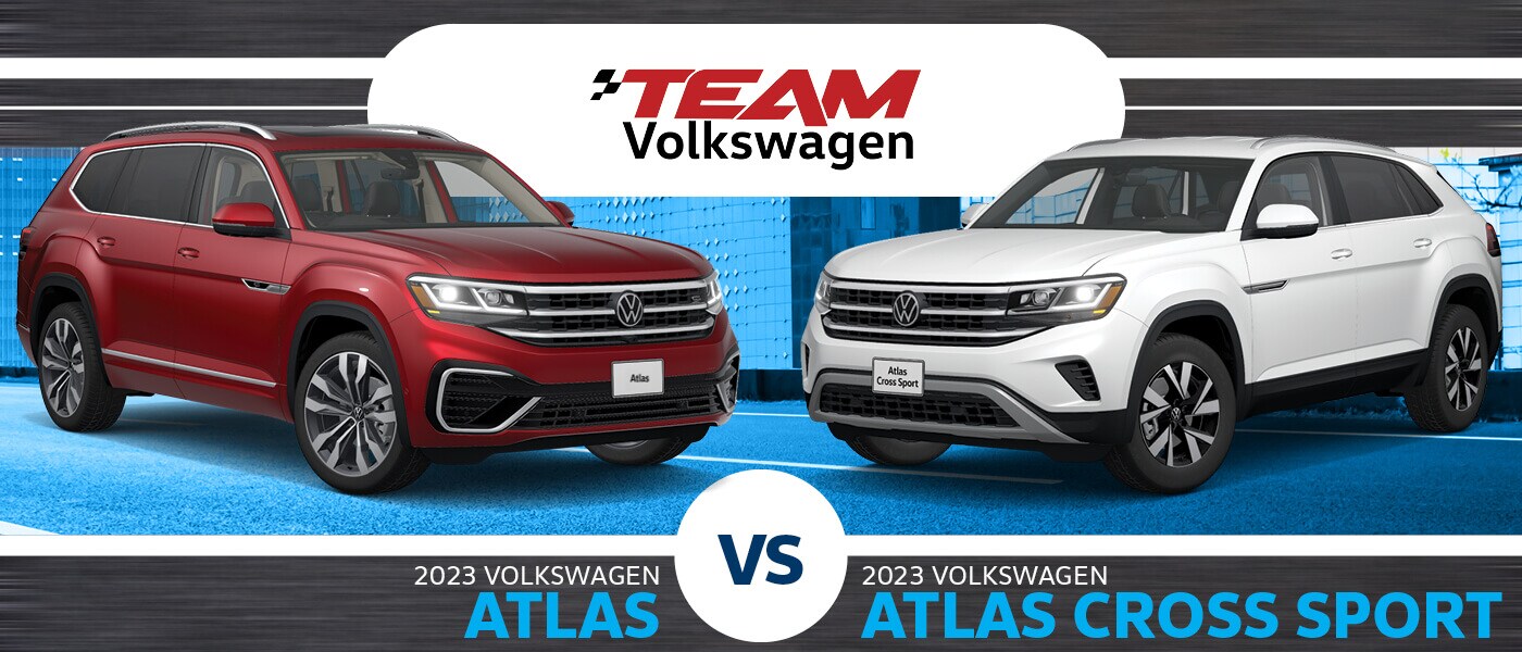 2023 VW Atlas vs Atlas Cross Sport | Size, Features, Tech