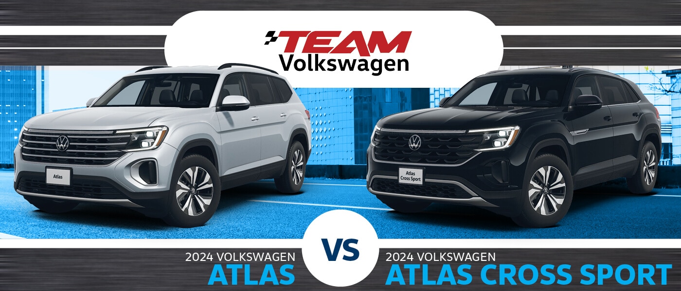 2024 VW Atlas vs Atlas Cross Sport | Specs, Features, Tech