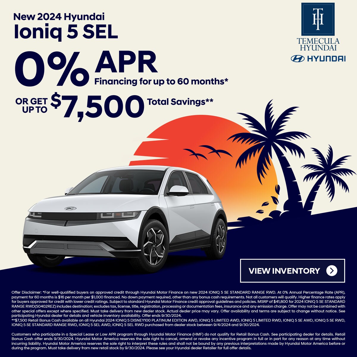 New Hyundai Vehicle Specials in Temecula, CA | Temecula Hyundai