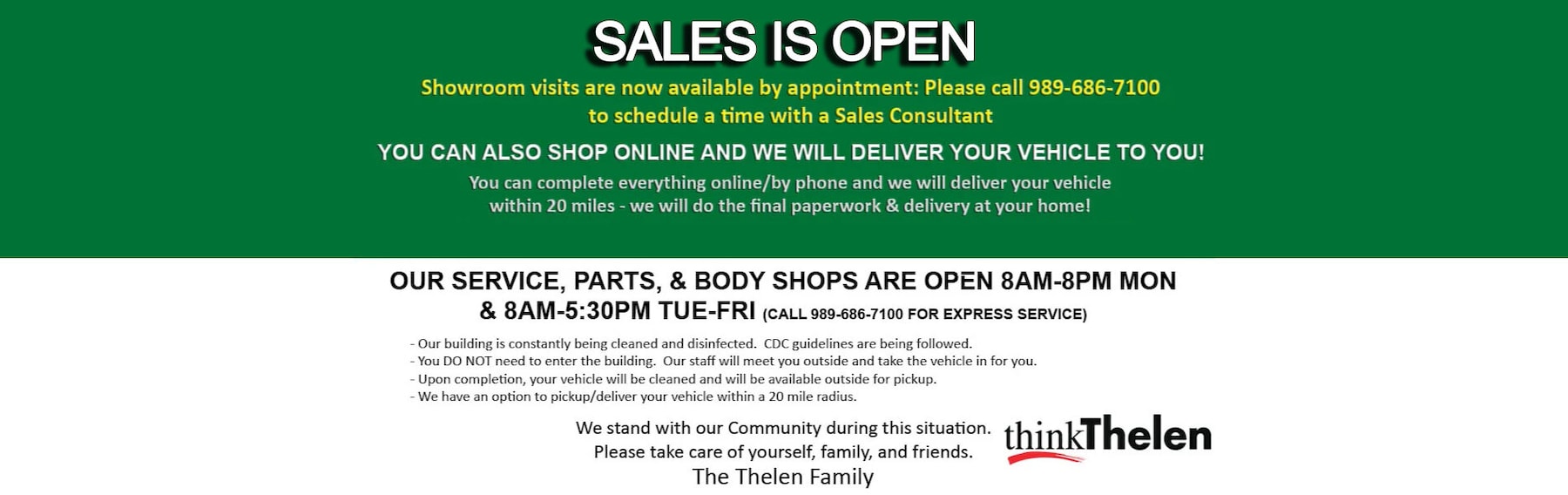 Thelen Subaru Bay City MI New & Used Subaru sales, service & parts