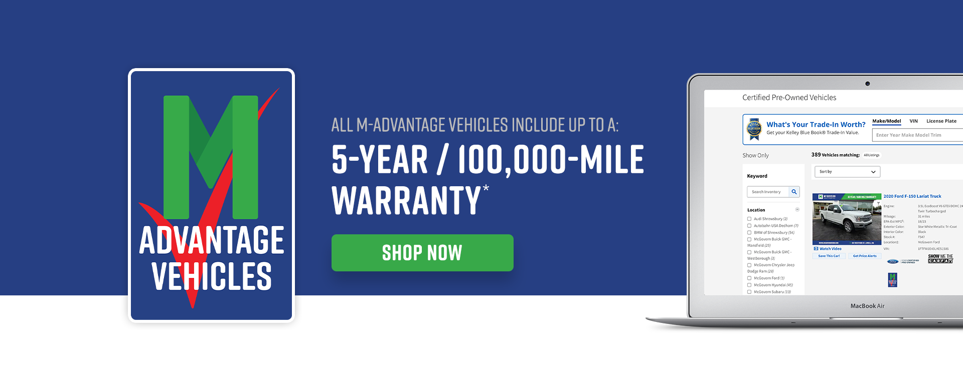 M Advantage Warranty Program | McGovern Automotive Group