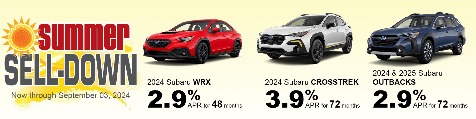 Subaru Summer Sell-Down Event | Thomas Automotive