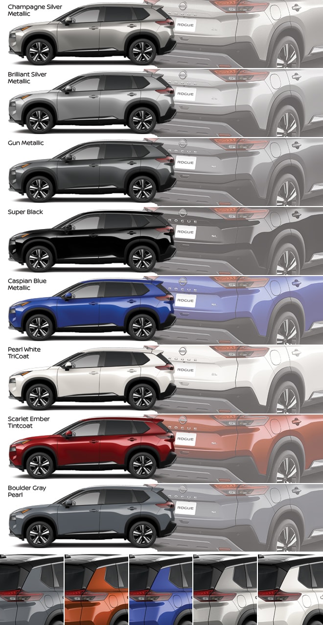2023 Nissan Rogue Colors: Interior & Exterior Guide