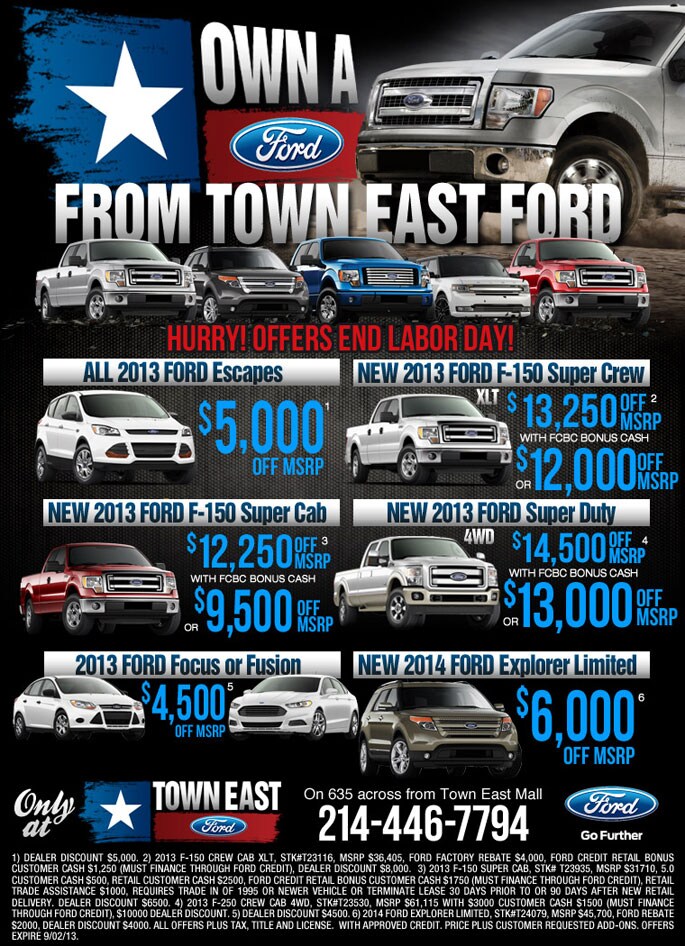 Ford Sales Event Mesquite TX | New Ford Trucks & SUV Special Savings ...