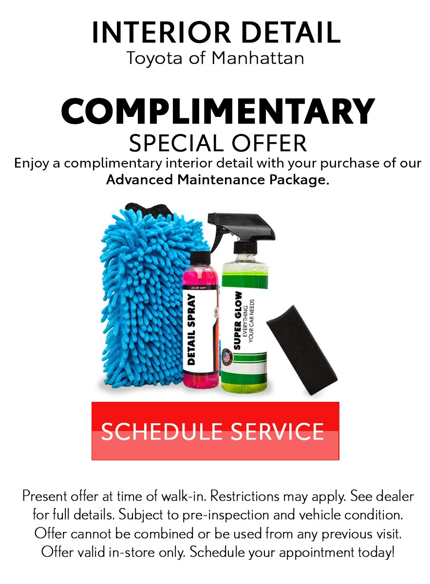 Toyota Service Specials | Vehicle Maintenance & Repair Center