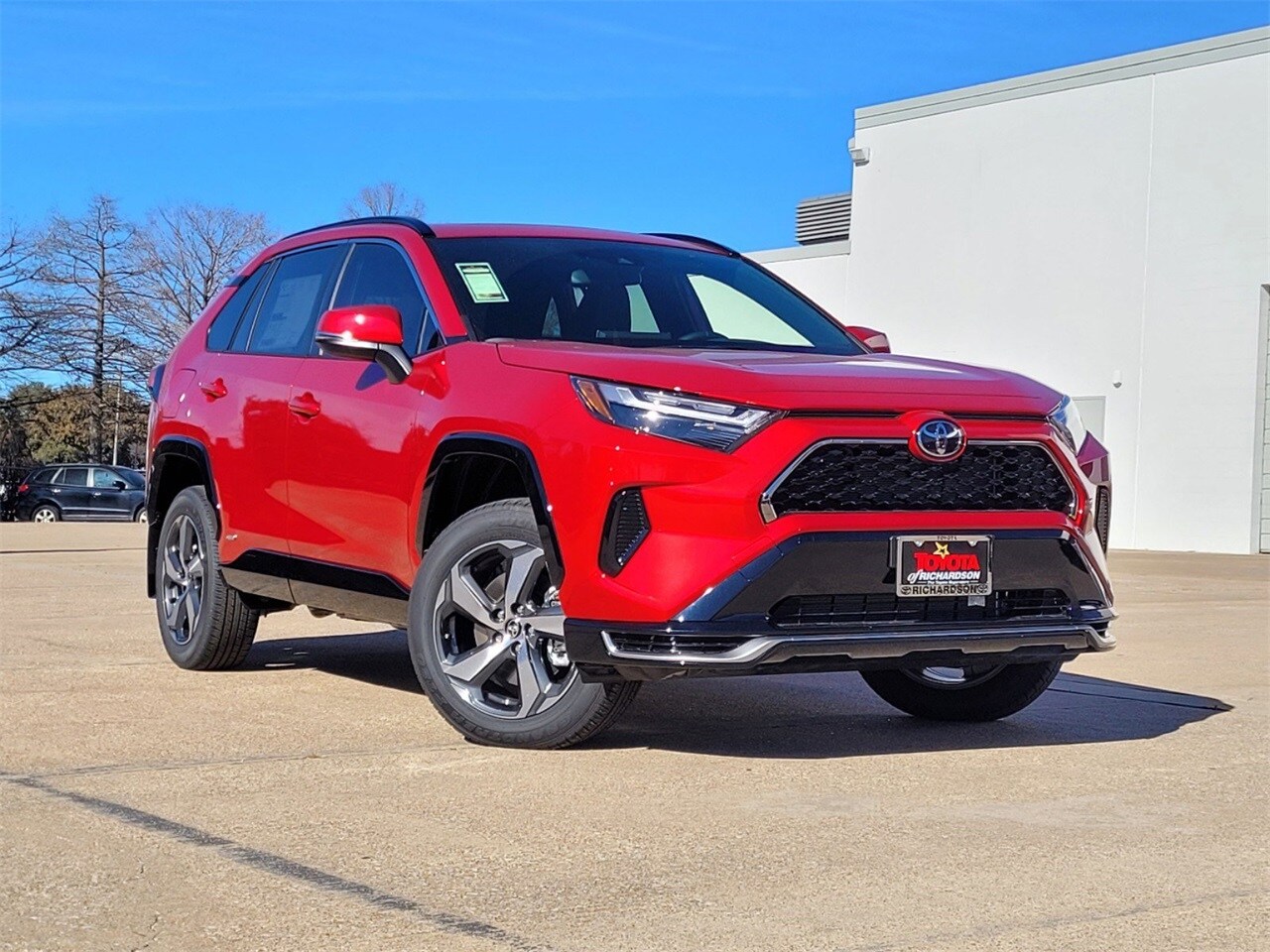 New Supersonic Red 2025 Toyota RAV4 Plug In Hybrid SE For Sale in Richardson TX SD237233 Richardson New Toyota For Sale JTMAB3FV2SD237233