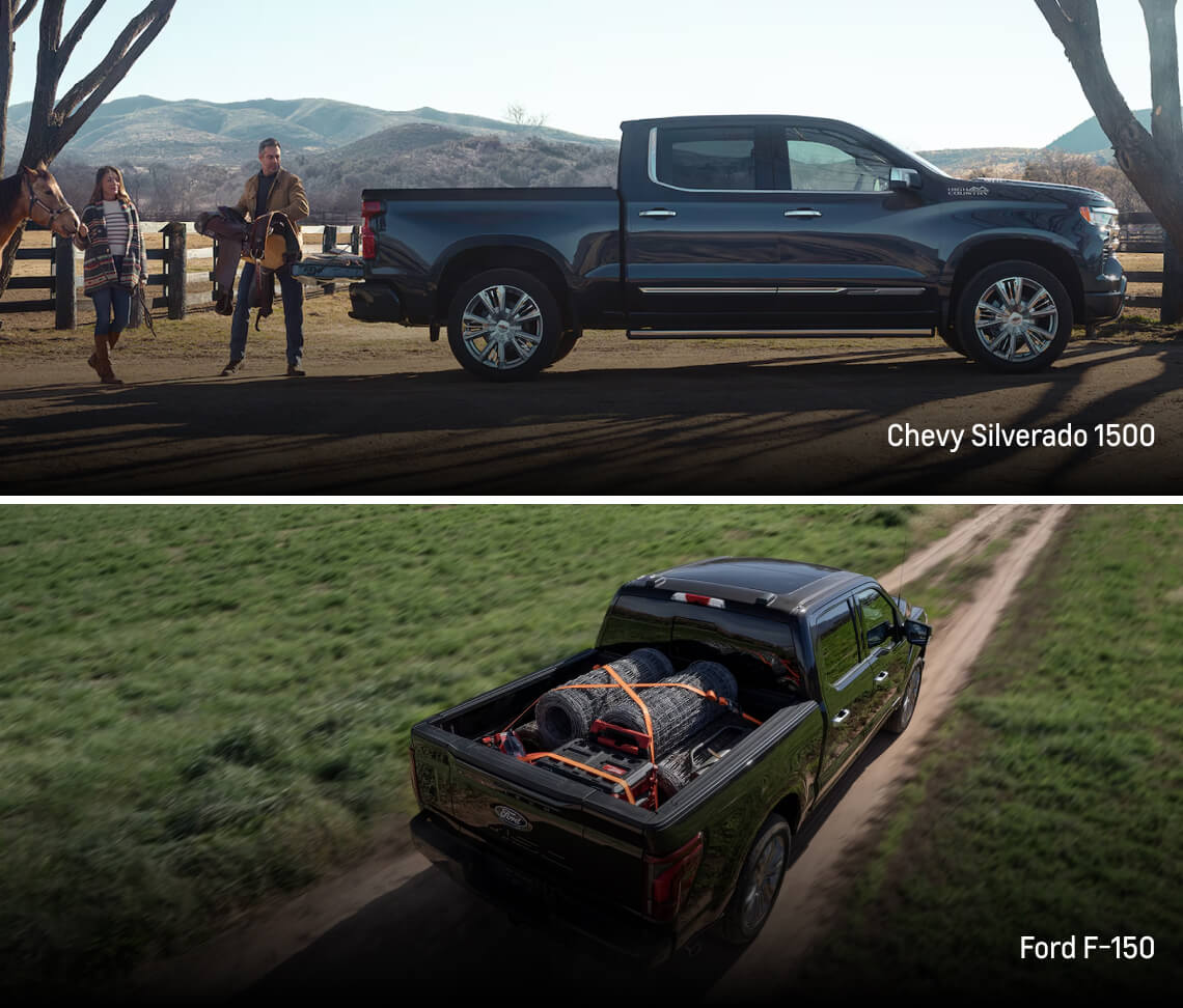 Side-By-Side Comparison Of The Chevy Silverado 1500 Vs. Ford F-150 | Tropical Chevrolet