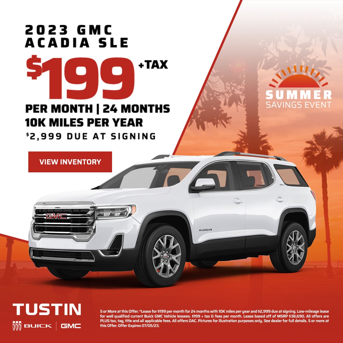 New Vehicle Specials | TUSTIN BUICK GMC