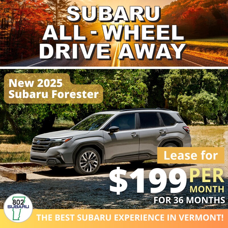 New Subaru Deals in Vermont | 802 Subaru