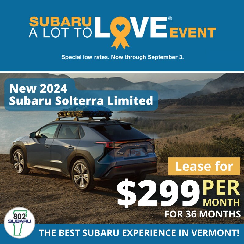 New Subaru Deals in Vermont | 802 Subaru