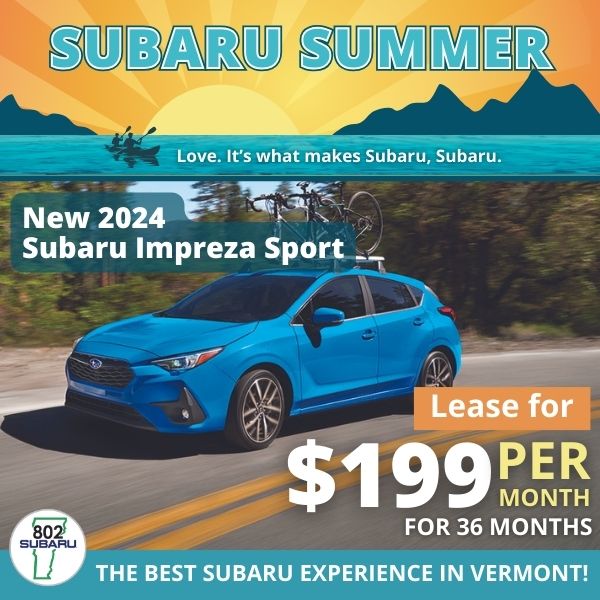 New Subaru Deals in Vermont | 802 Subaru