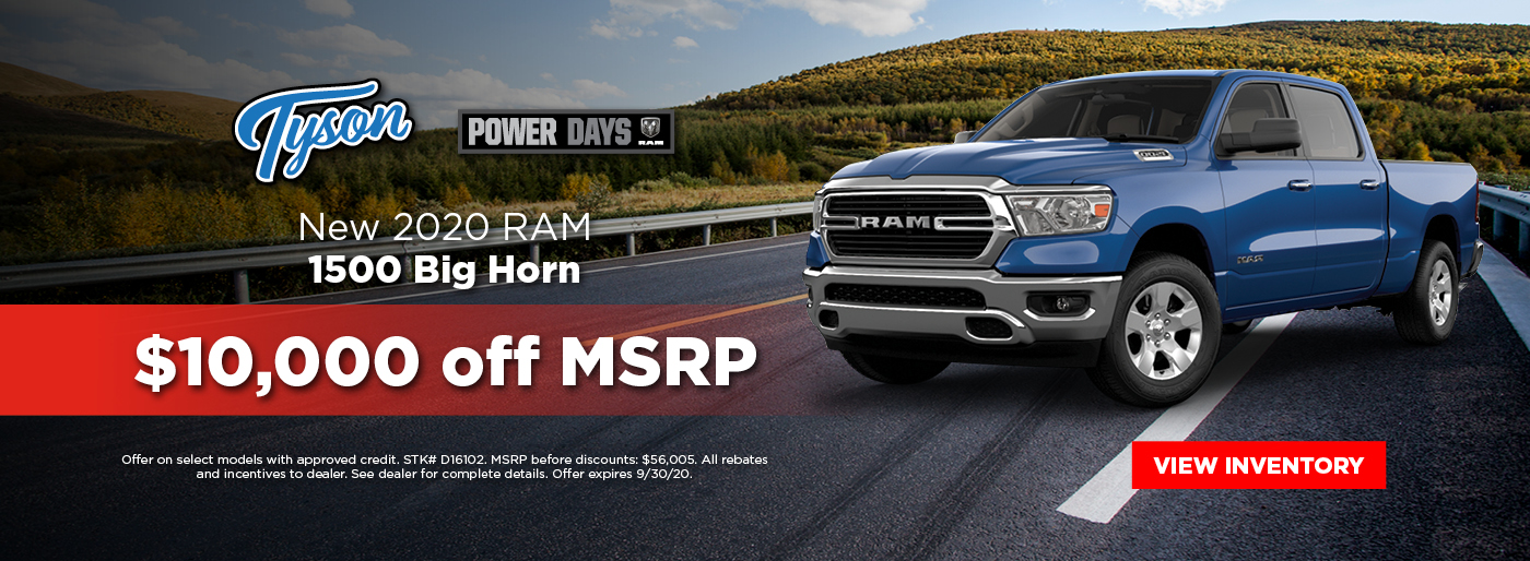 Chrysler Jeep Dodge Ram Dealer Shorewood IL | Tyson Motor