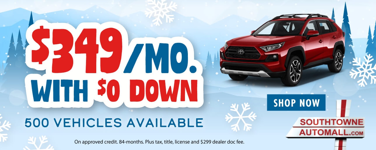 $0 Down Payment & Only $349 p/mo Cars | Southtowne Automall